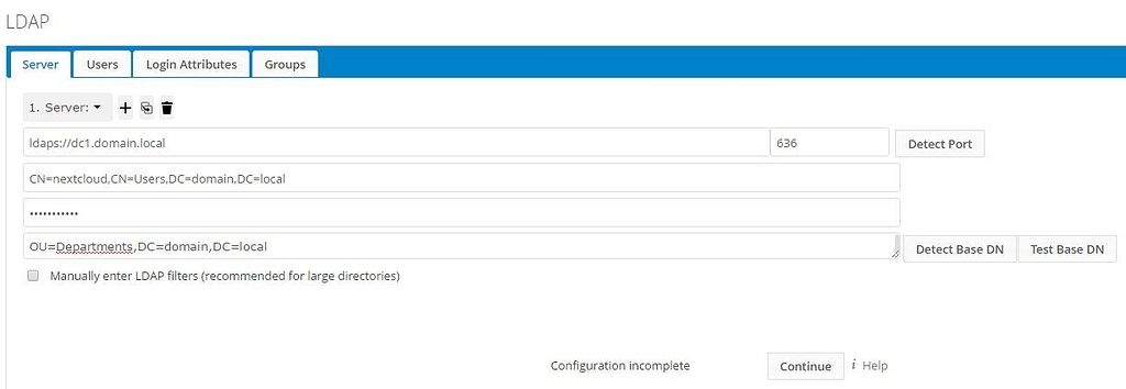 Ldap Ad Integration ℹ️ Support Nextcloud Community