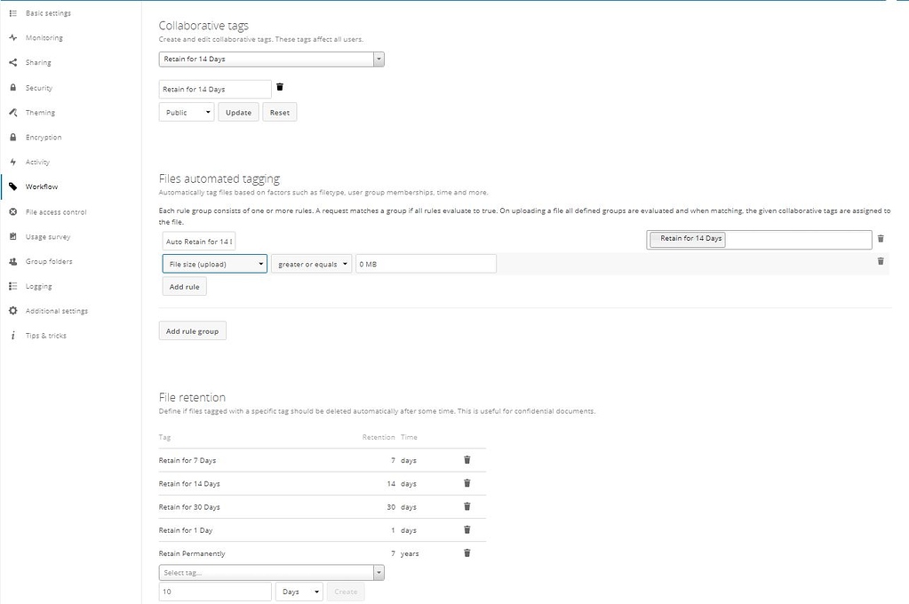 Workflow File Auto Tag Auto Deletion Not Deleting Correctly ℹ️ Support Nextcloud Community