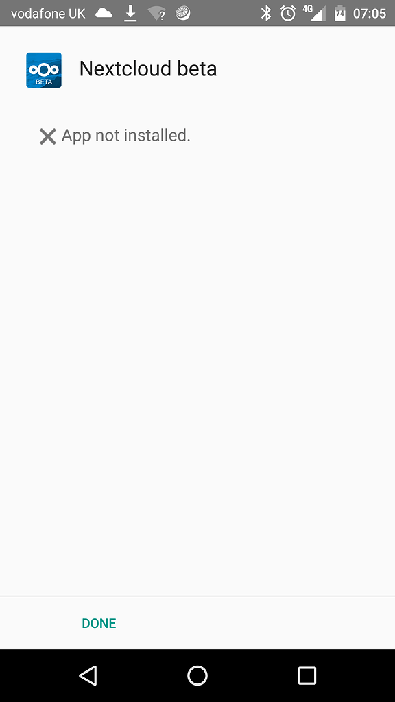 NC beta not uploading photos/videos - 🤖 Android - Nextcloud community