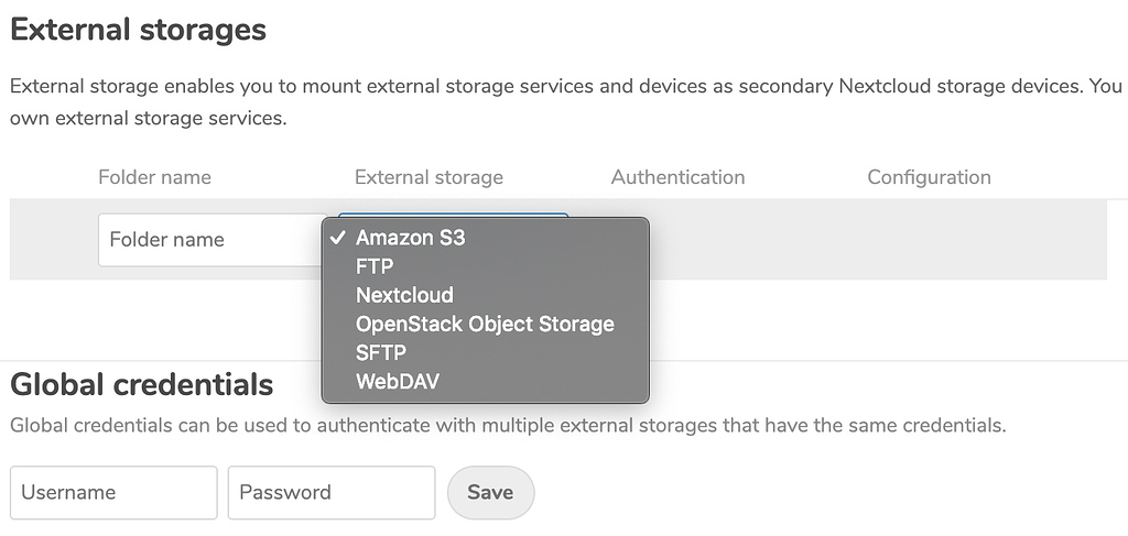 External storage backend "local" missing - ℹ️ Support - Nextcloud community