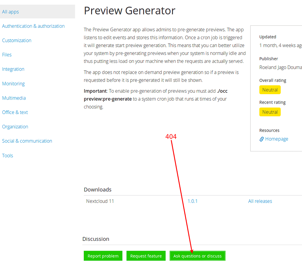 Preview Generator: Link to help forum does not work - 🔮 Meta ...