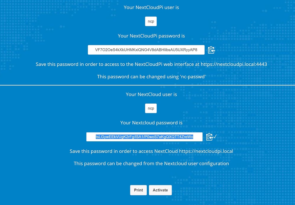 Activating nextcloud via terminal on a raspberry pi - ℹ️ Support - Nextcloud community