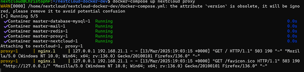 Windows Nextcloud Setup for App Development - 💻 Development - Nextcloud community