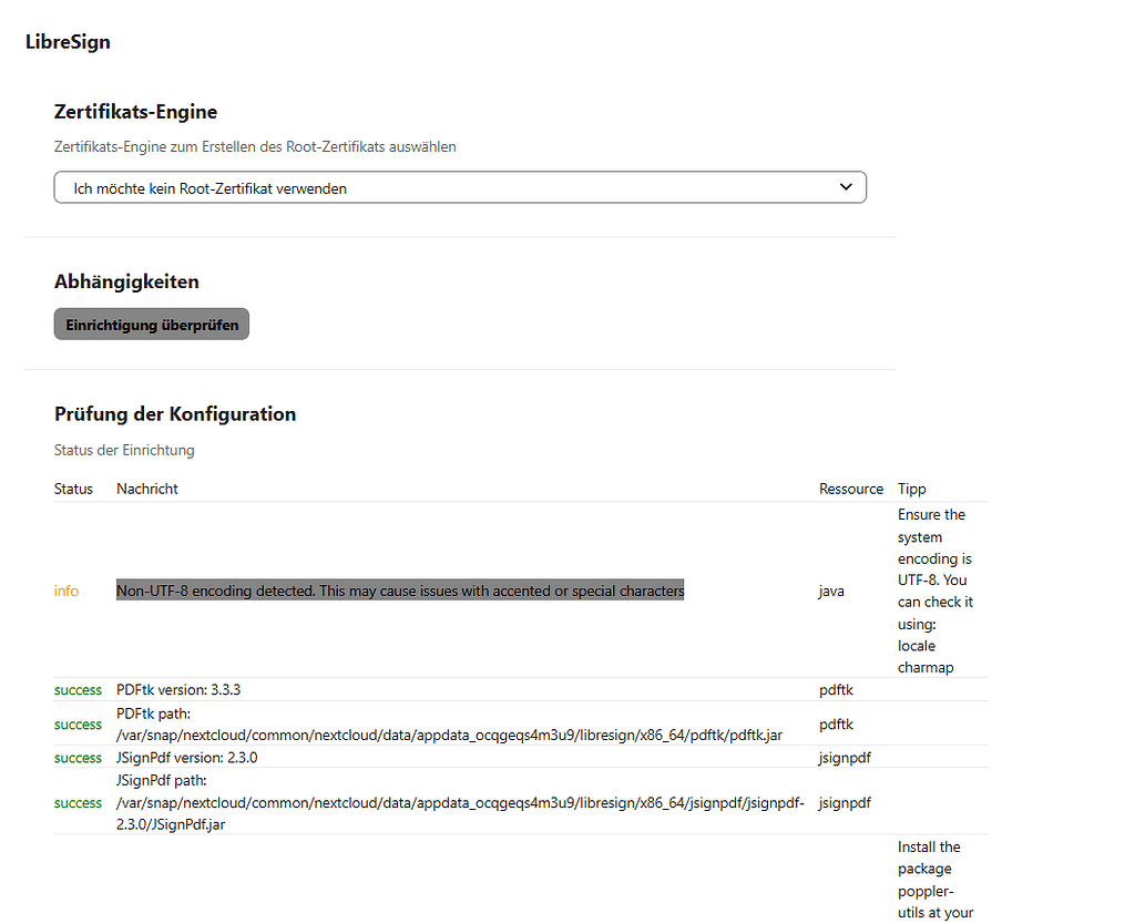 Problems LibreSign and Nextcloud Snap - 📦 Appliances (Docker, Snappy, VM, NCP, AIO) - Nextcloud ...