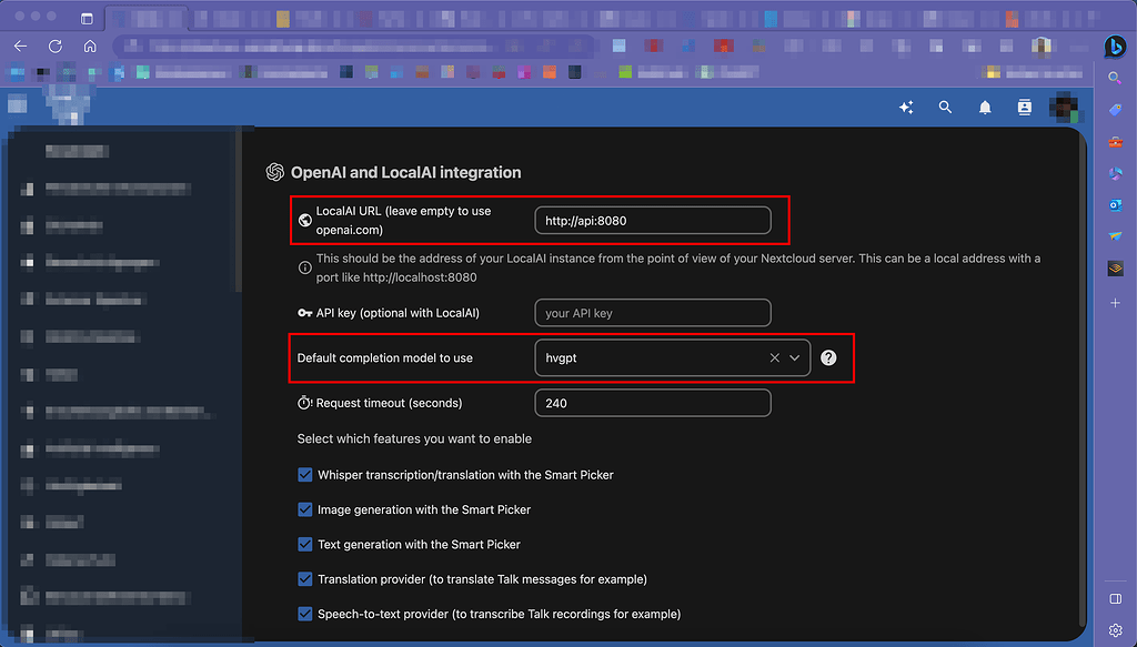 Nextcloud Assistant / LocalAI does not work properly - ℹ️ Support - Nextcloud community