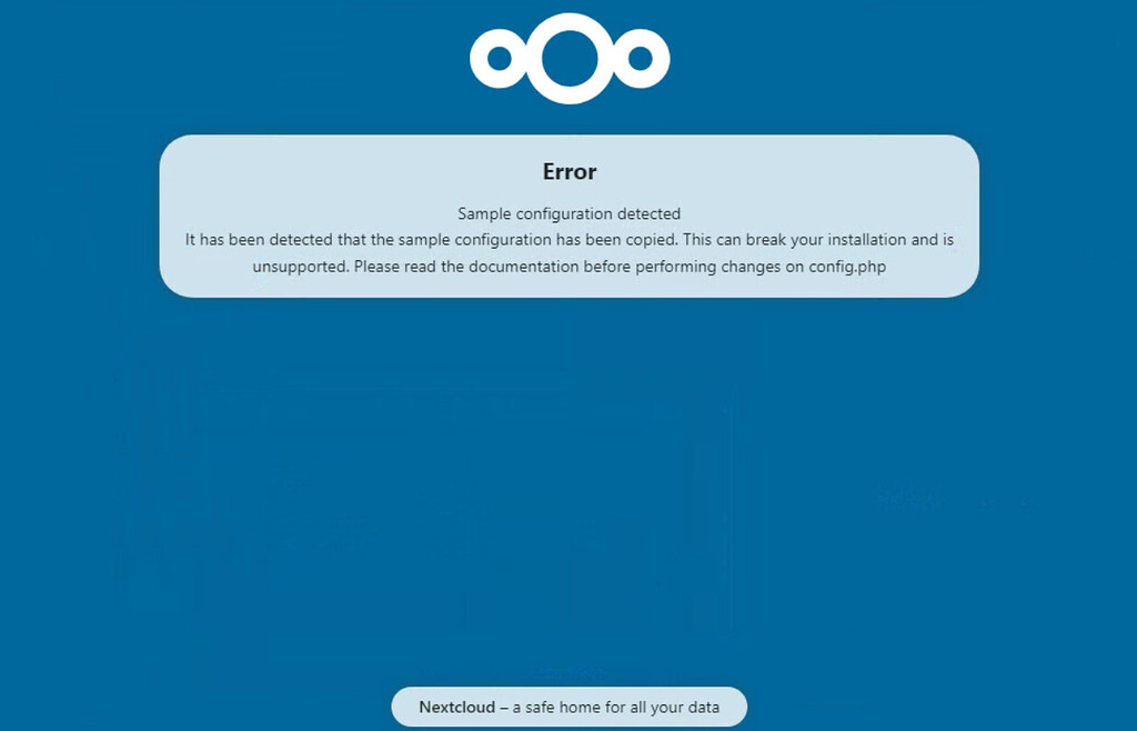 Install Nextcloud Community ℹ️ Support Nextcloud Community