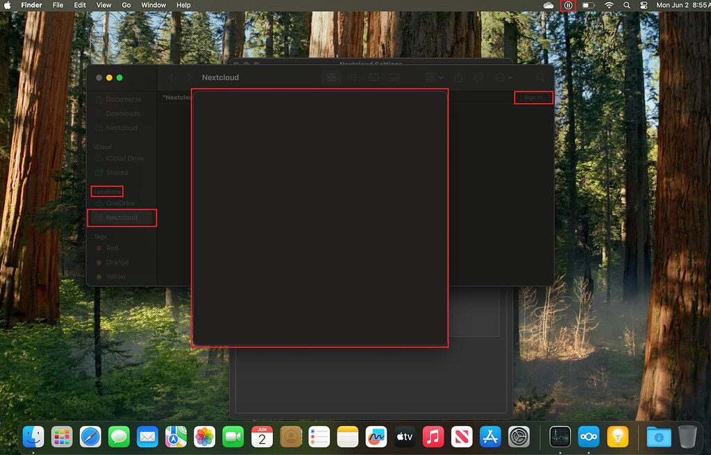 macOS Nextcloud Virtual Files - Can't Sign in to Network Folder on Finder - 💻 Desktop ...