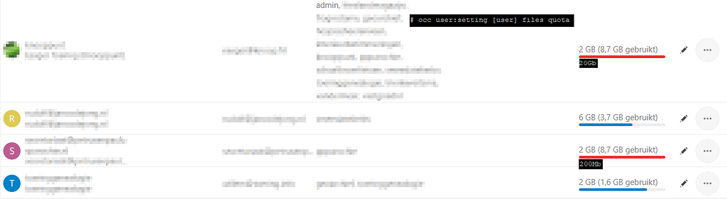 BUG: trouble setting quota for user Nextcloud - ℹ️ Support - Nextcloud community
