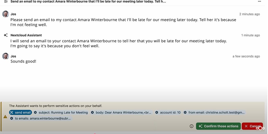 Confirm those actions pop ups - ℹ️ Support - Nextcloud community