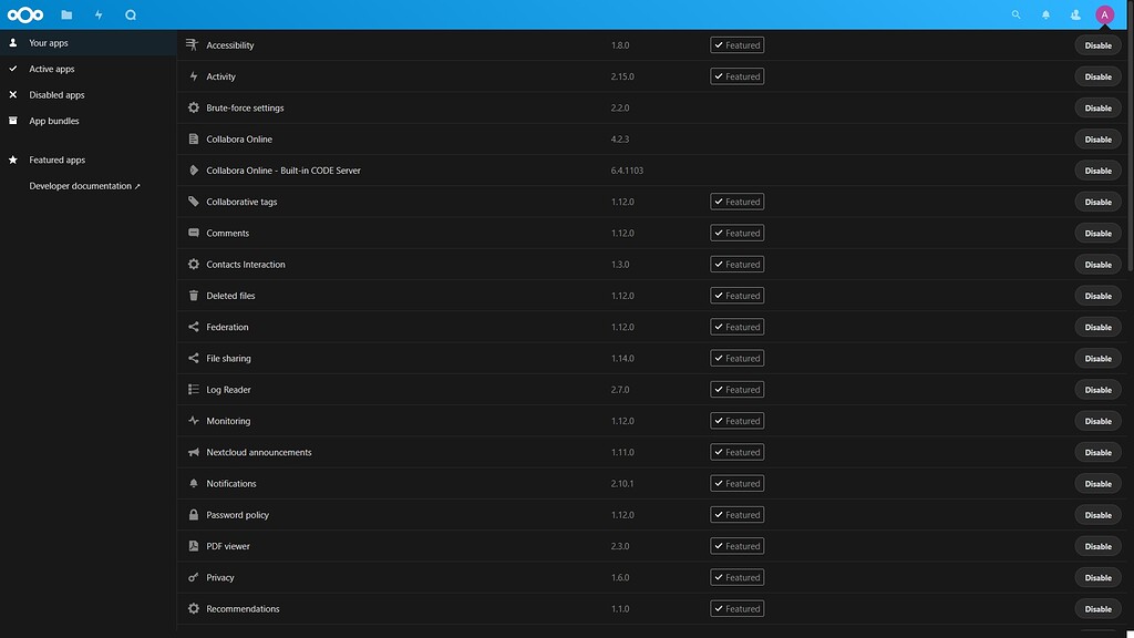 App store missing - ℹ️ Support - Nextcloud community