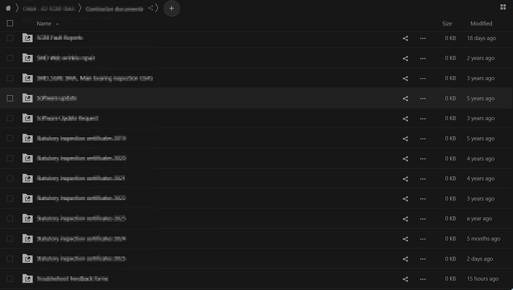 external SMB shares content empty, subfolders show 0KB - ℹ️ Support ...