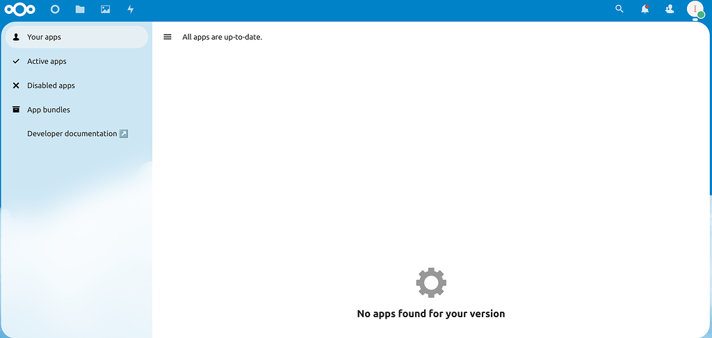Missing Appstore - ℹ️ Support - Nextcloud community
