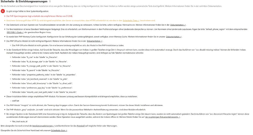 Struggling with my nc installation - ℹ️ Support - Nextcloud community