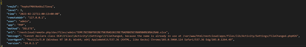 Can't delete files from client or web UI - 🏷️ General - Nextcloud community