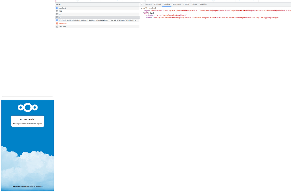 Embed Nextcloud with iframe with login flow v2 authentication - 💻 ...