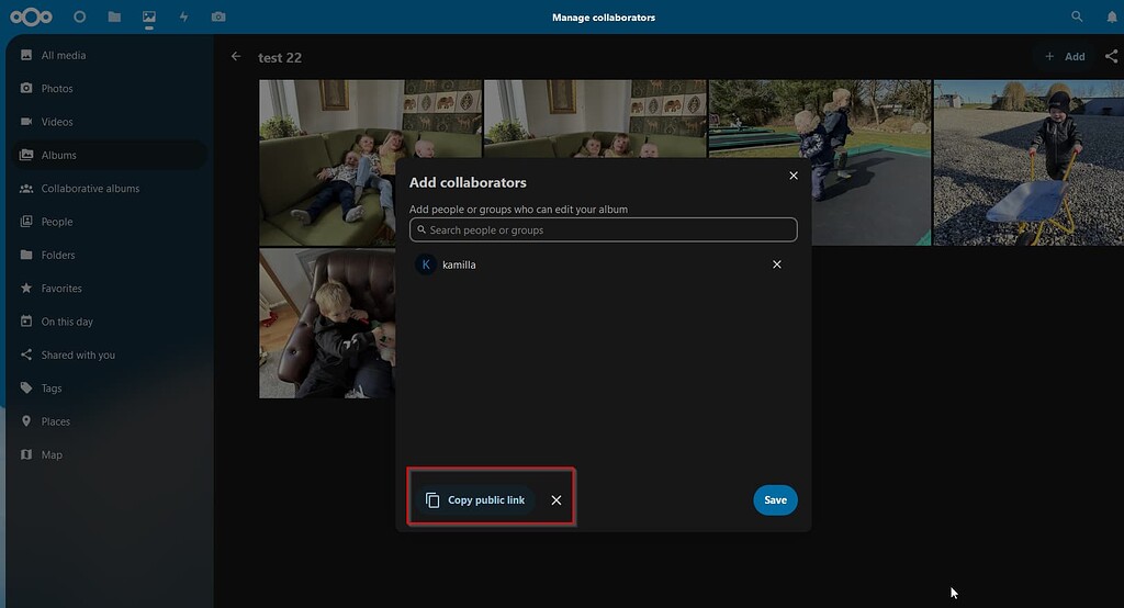 Public link is not being generated - ℹ️ Support - Nextcloud community