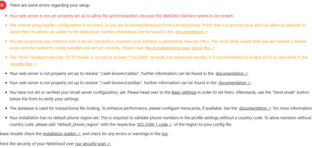 The directory is not available - ℹ️ Support - Nextcloud community