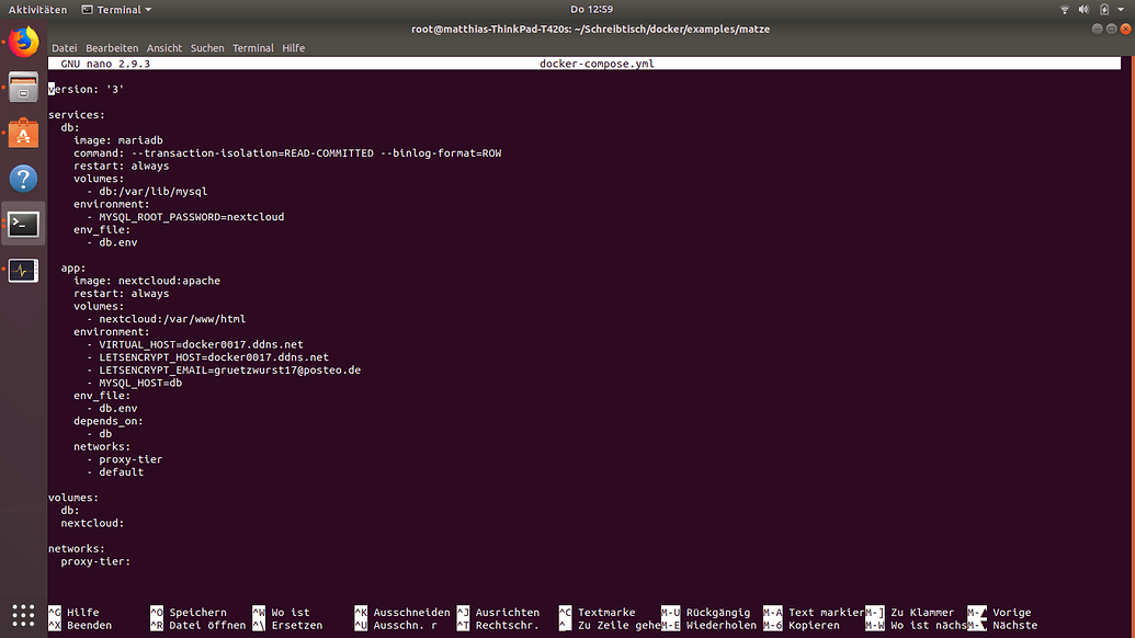 How To Run Nextcloud In Docker Container On Ubuntu 20 04 Lts Youtube