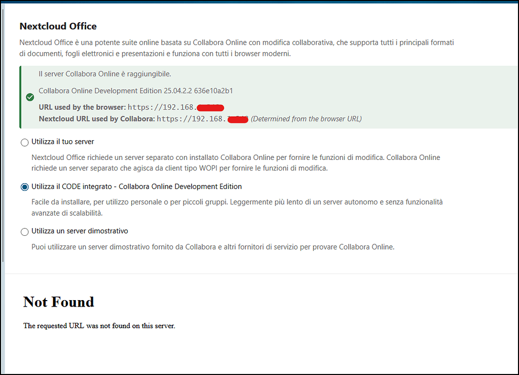 Collabora Error opening files - 📄 Office - Nextcloud community