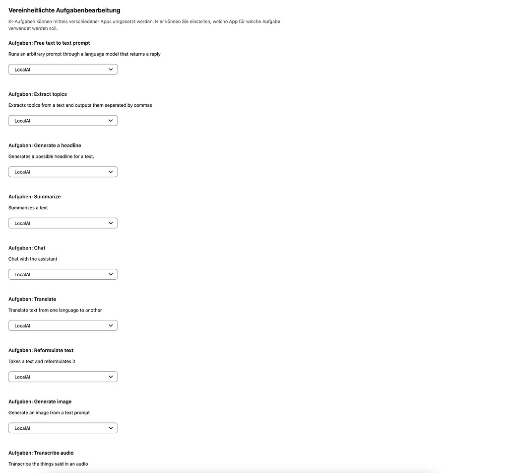Problems with Nextcloud and Local AI - ℹ️ Support - Nextcloud community