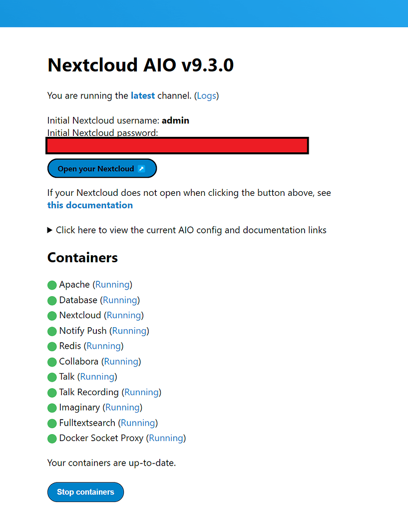 11000 The login is blocked since Nextcloud is running.Please use the automatic login from your ...