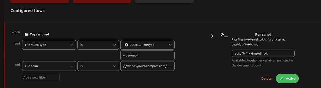 Nextcloud Flow Trigger Only For Files Inside A Specific Folder ℹ️ Support Nextcloud Community