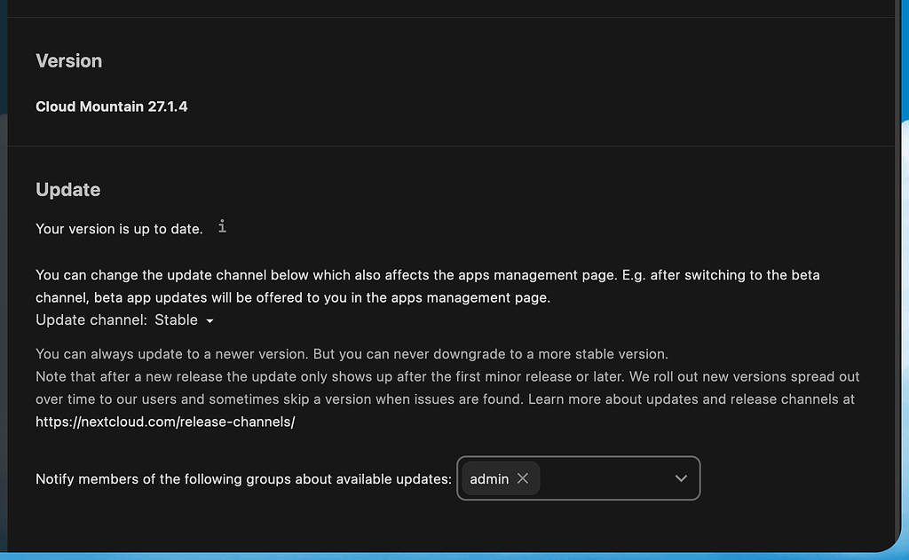Where is NC28 update? - ℹ️ Support - Nextcloud community