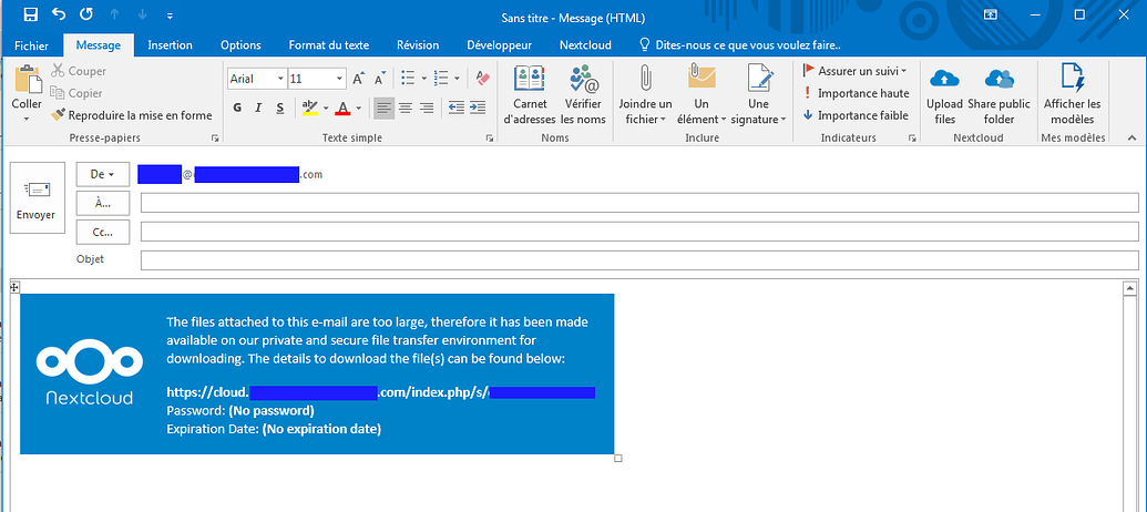 French translation for the outlook connector for nextcloud - ℹ️ Support ...