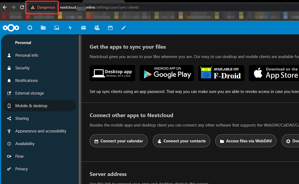 Malformed Server Configuration Error Android App Cloudflare Unraid