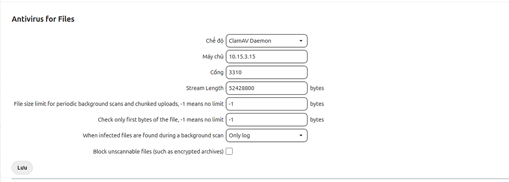 I have problems scanning files when integrating ClamAV with Nextcloud 29.0.4 - ℹ️ Support ...