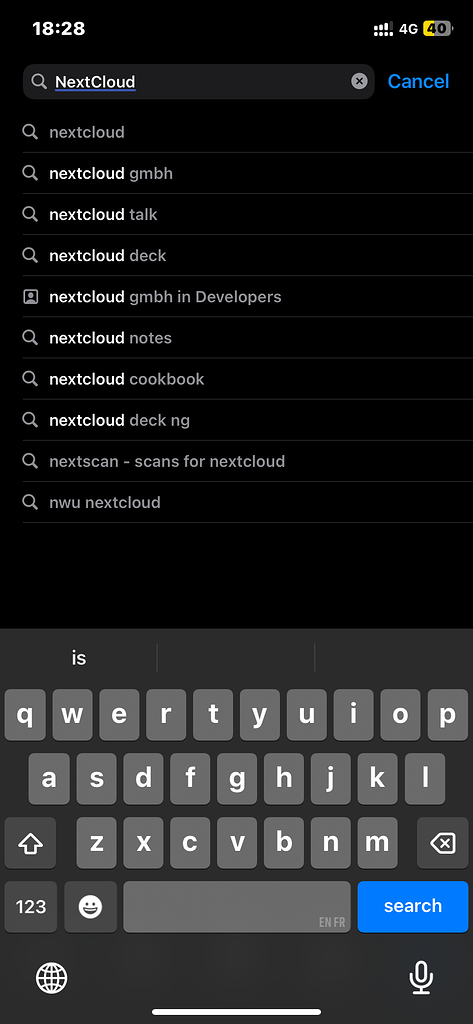 NextCloud Contacts app not on iOS AppStore - ℹ️ Support - Nextcloud community