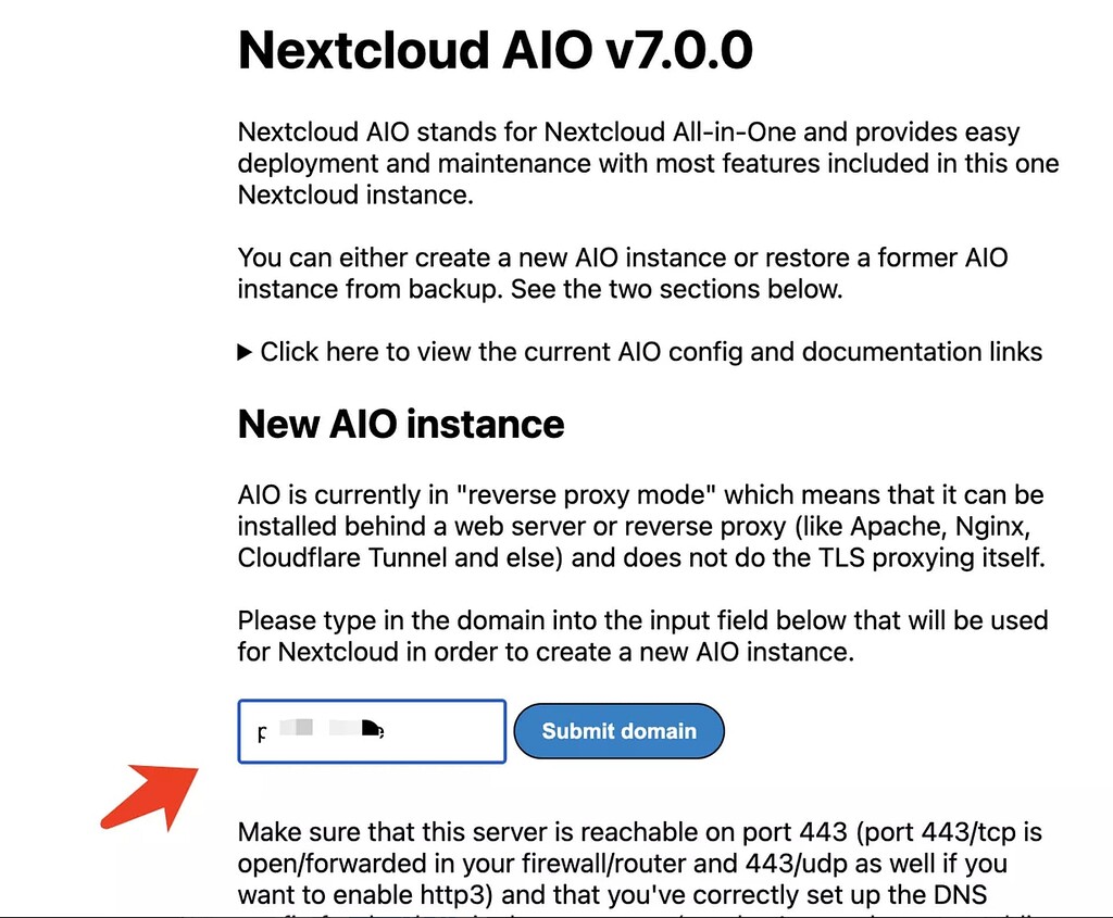 Configure Instance in Nextcloud AIO - ℹ️ Support - Nextcloud community