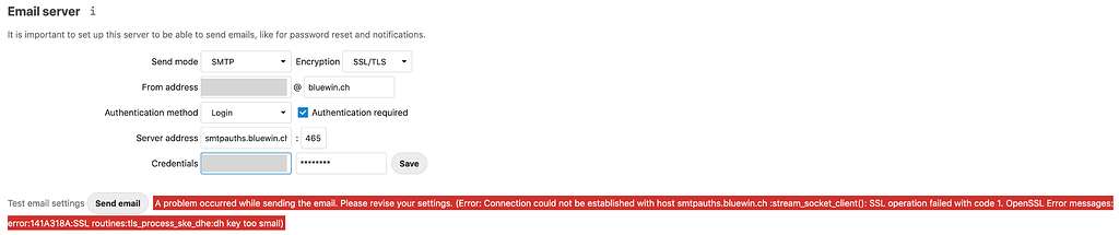 Smtp Ssl Error Unable To Connect 📦 Appliances Docker Snappy Vm Ncp Aio Nextcloud