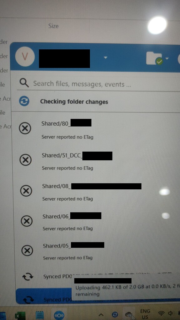 After updating, the users desktop client are facing "no Etag found" issue - 💻 Desktop ...