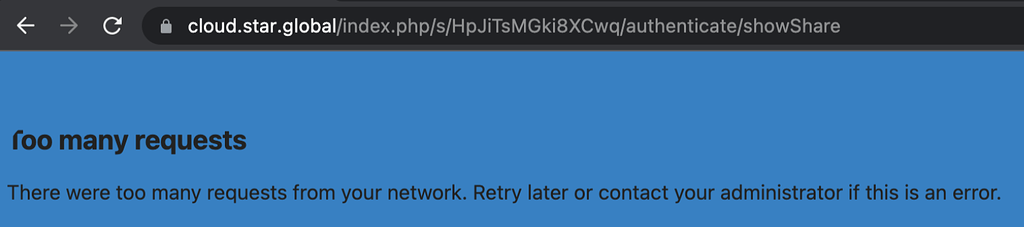 Error message at login screen - We have detected multiple invalid login attempts from your IP ...