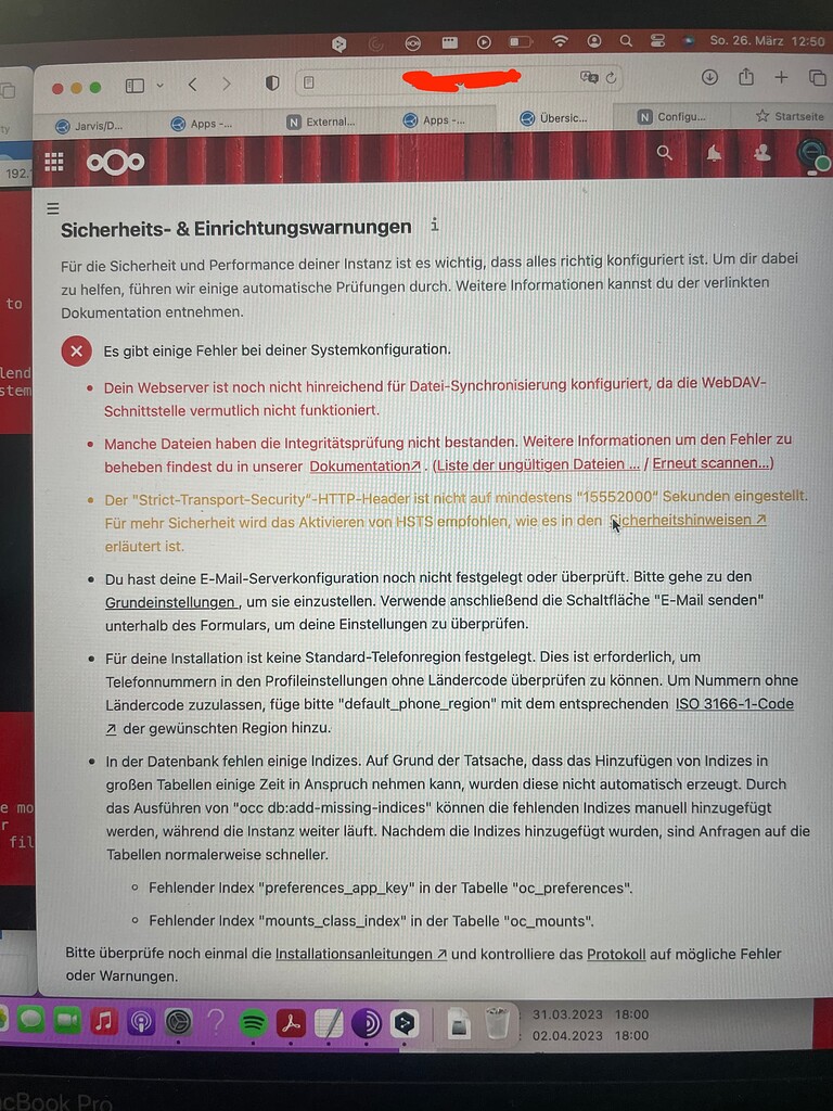 Problem Mit External Storage Support Nextcloud Broken ℹ️ Support Nextcloud Community
