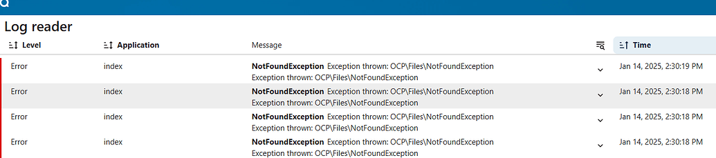 OCP\Files\NotFoundException for resources on nextcloud and github - ℹ️ Support - Nextcloud community