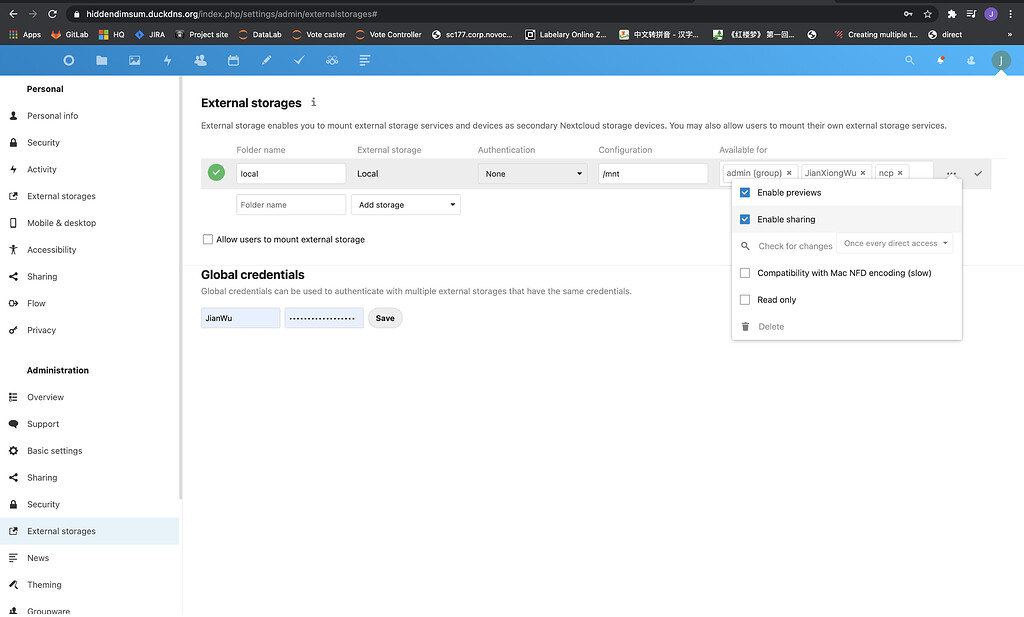 Local external storage not working on nextcloud installed in raspberry pi - ℹ️ Support ...