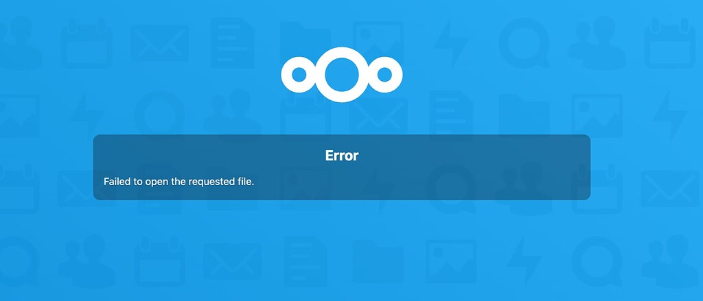 Cannot open uploaded documents in browser - ℹ️ Support - Nextcloud community