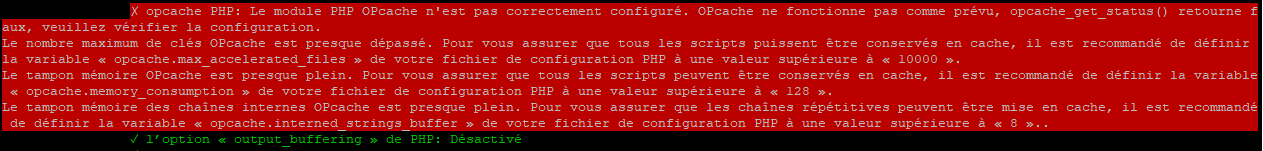 Error Opcache is not properly configured - ℹ️ Support - Nextcloud community