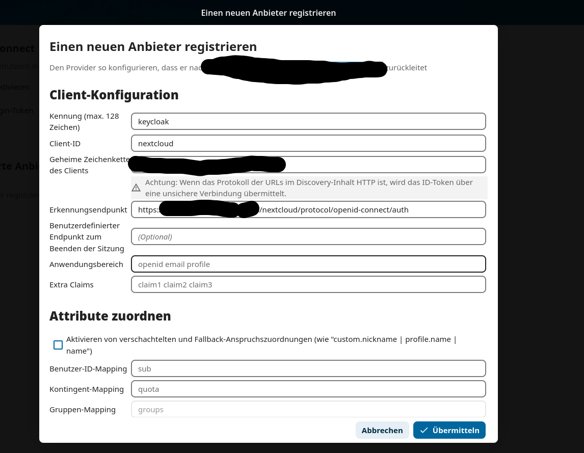 OpenID Connect user backend and keycloak Client ID not present - 📦 ...