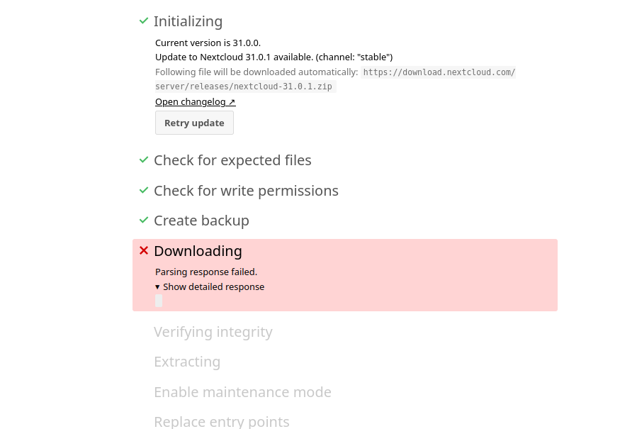 The same problem every upgrade - "too many requests" - ℹ️ Support - Nextcloud community