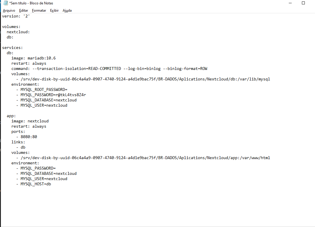 I updated nextcloud and the docker image and now the old settings and data no longer appear - 📦 ...