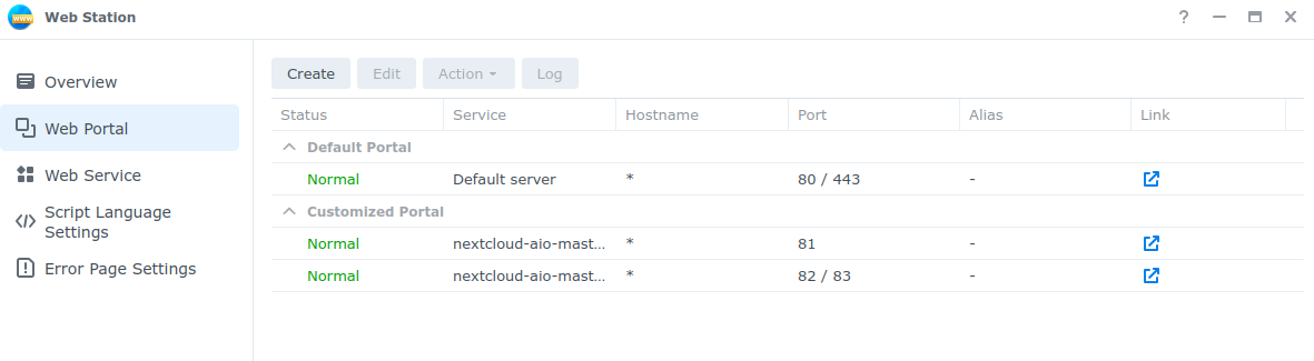 How to Install NextCloud all in one on Synology NAS using CContainer Manager and Web Station ...