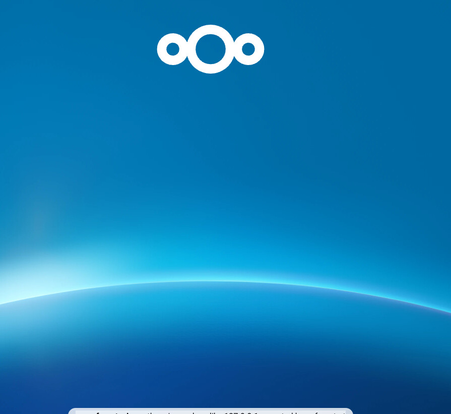 No login screen - ℹ️ Support - Nextcloud community