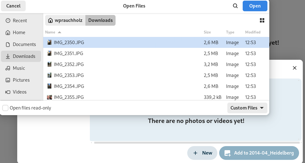 Uploading photos from another app to Nextcloud - ℹ️ Support - Nextcloud community